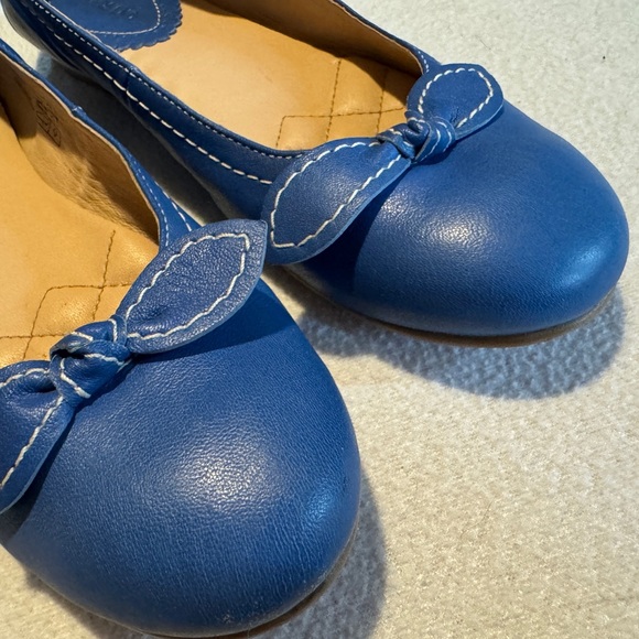 Lands' End | Shoes | 75 Lands End Bright Blue Ballet Flat With Bow ...